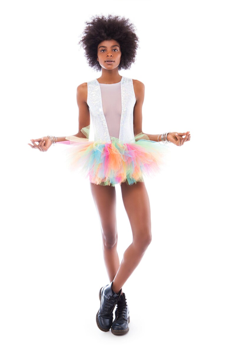 Rainbow Tutu Custom Rave Tutu Neon Tutu Available in - Etsy