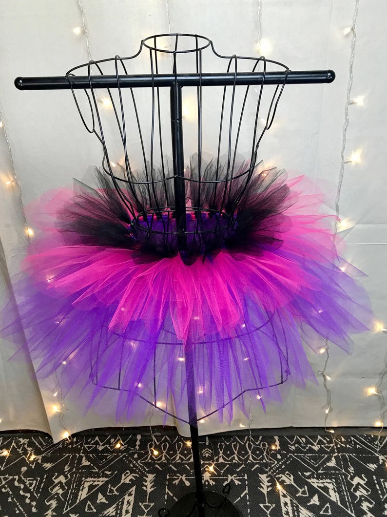 Kadin Tutu Black Pink and Purple Rave Tutu Available in - Etsy