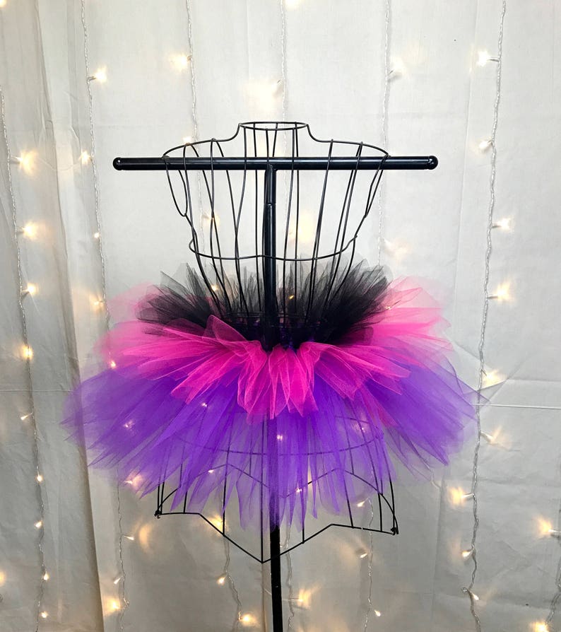 Kadin Tutu Black Pink and Purple Rave Tutu Available in - Etsy