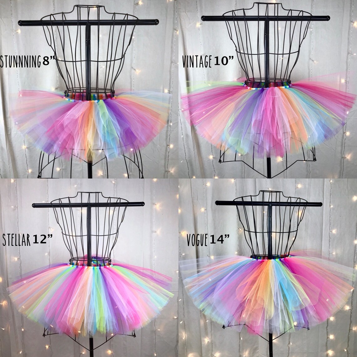Rainbow Tutu Custom Rave Tutu Neon Tutu Available in | Etsy