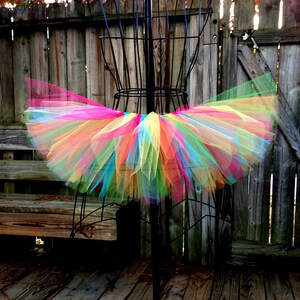 Rainbow Tutu Custom Rave Tutu Neon Tutu Available in | Etsy