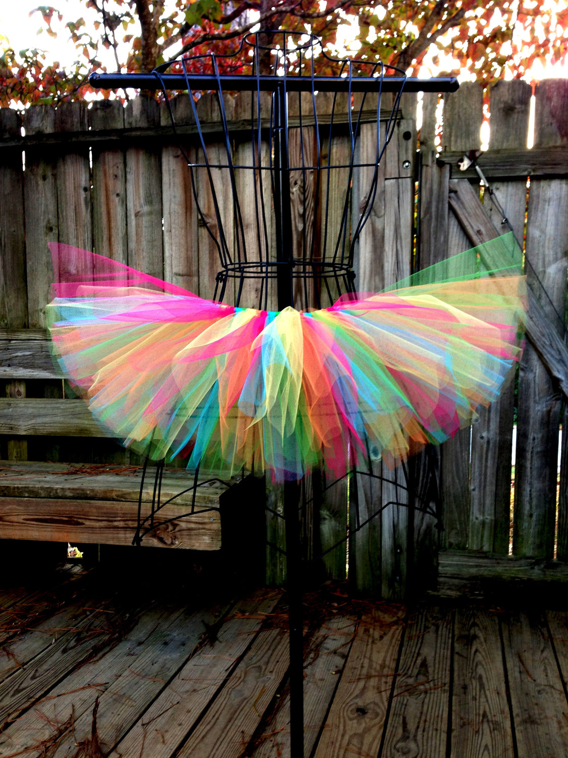 Rainbow Tutu Custom Rave Tutu Neon Tutu Available in | Etsy