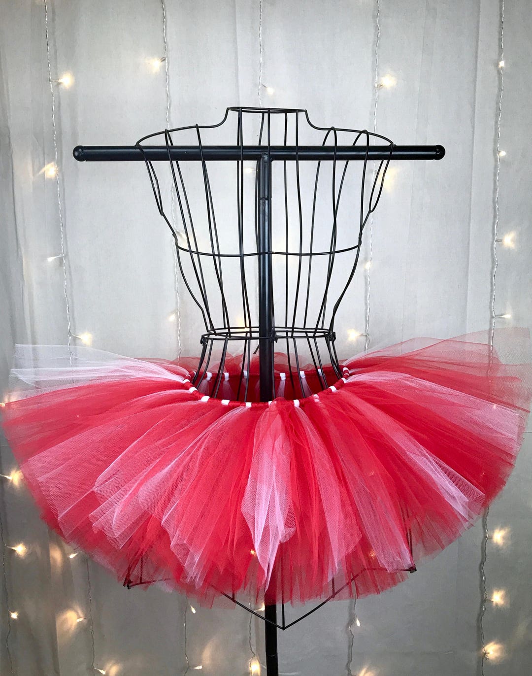 Kora Tutu - Red and White Tutu - Rave Tutu - Soul Barre Tutu - Pilates ...