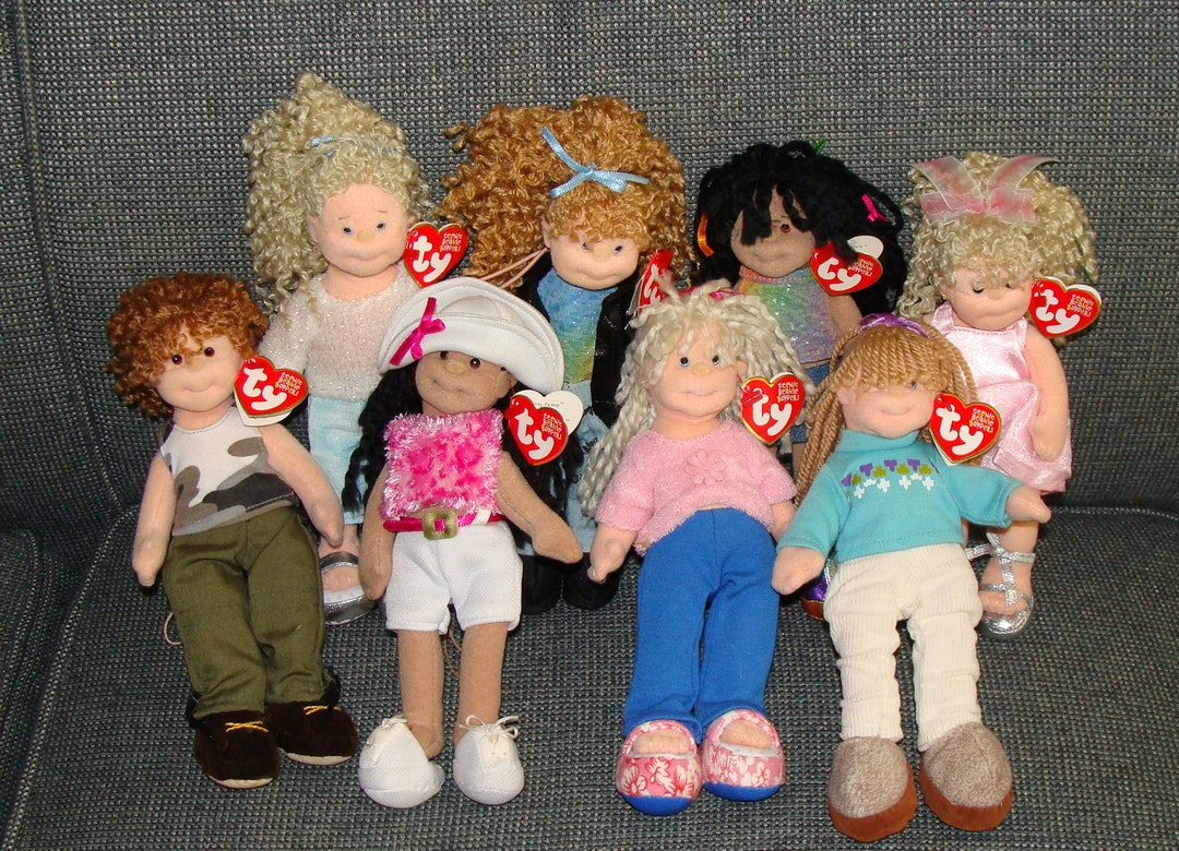 Ty Teenie Beanie Boppers Plush Girl Dolls Bendable Toys Some Rare paula ...