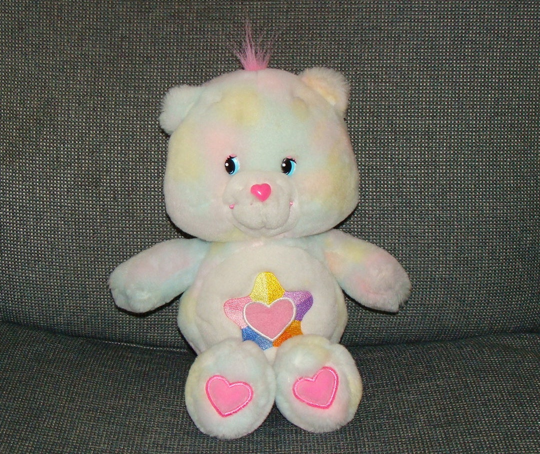 Rare Care Bears True Heart Talking Bear Plush Toy Stuffed Animal Tie ...