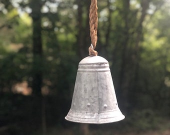 Extra Large Tin Bell 14" X 7" With Hanging Rope and Wood Striker - Etsy