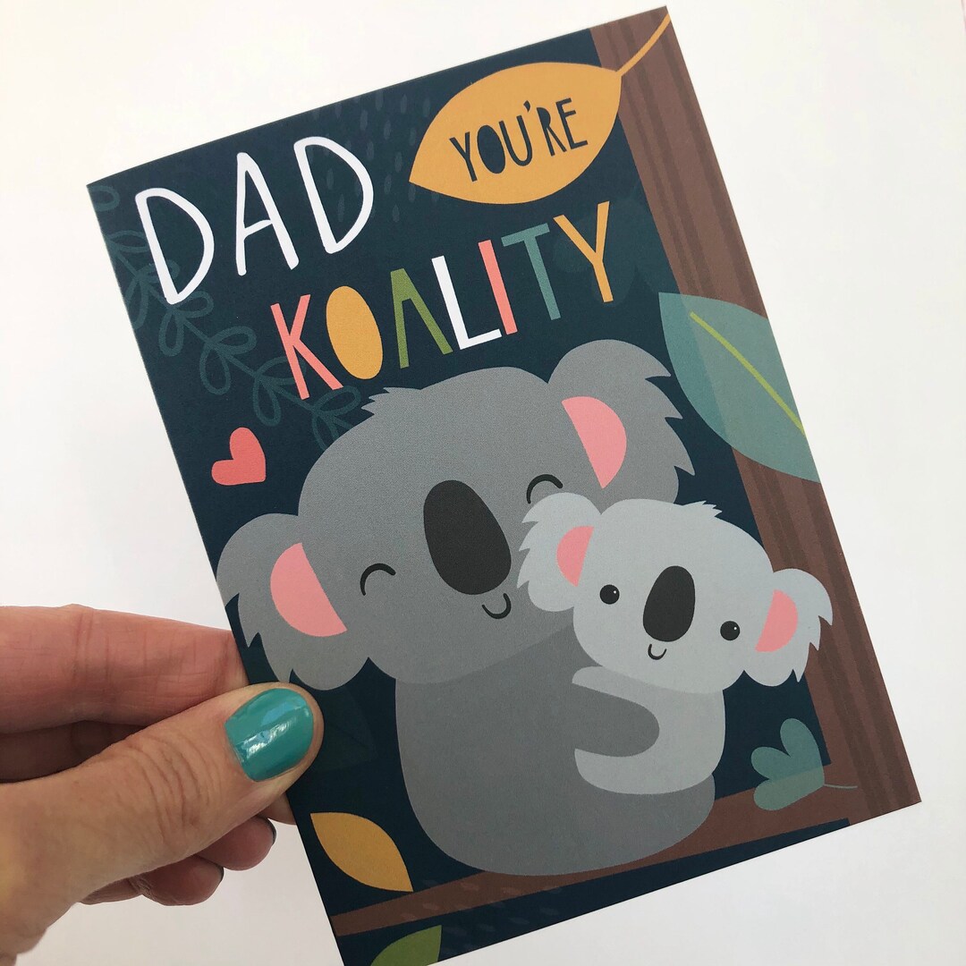 Dad Youre Koality. Fathers Day / Birthday Card - Etsy