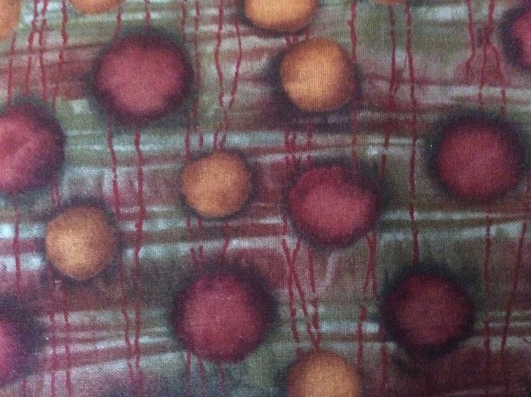 Sumatra for Red Rooster Fabrics/quilting Sewing Craf5 Fabric/circle and ...