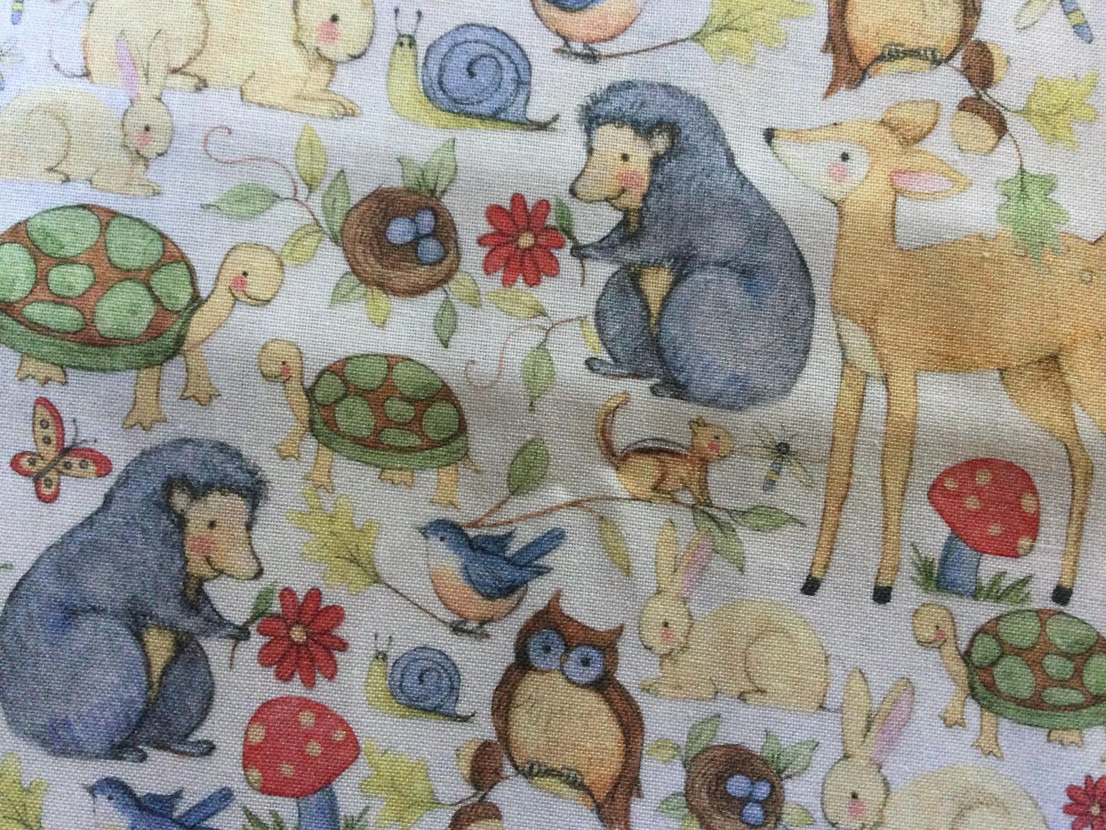 Packed Woodland Animals by Susan Winget for Springs Creative/quilting ...