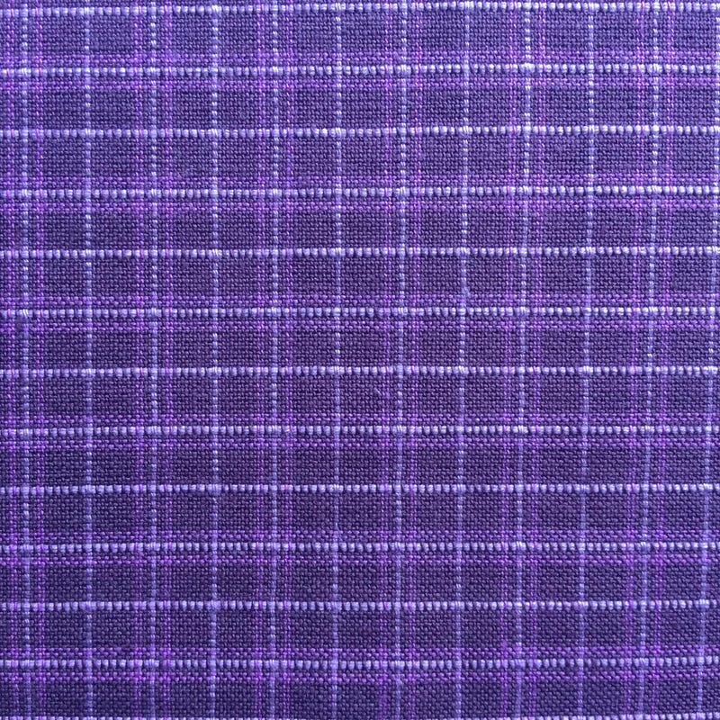 Purple Plaid Fabric - Etsy