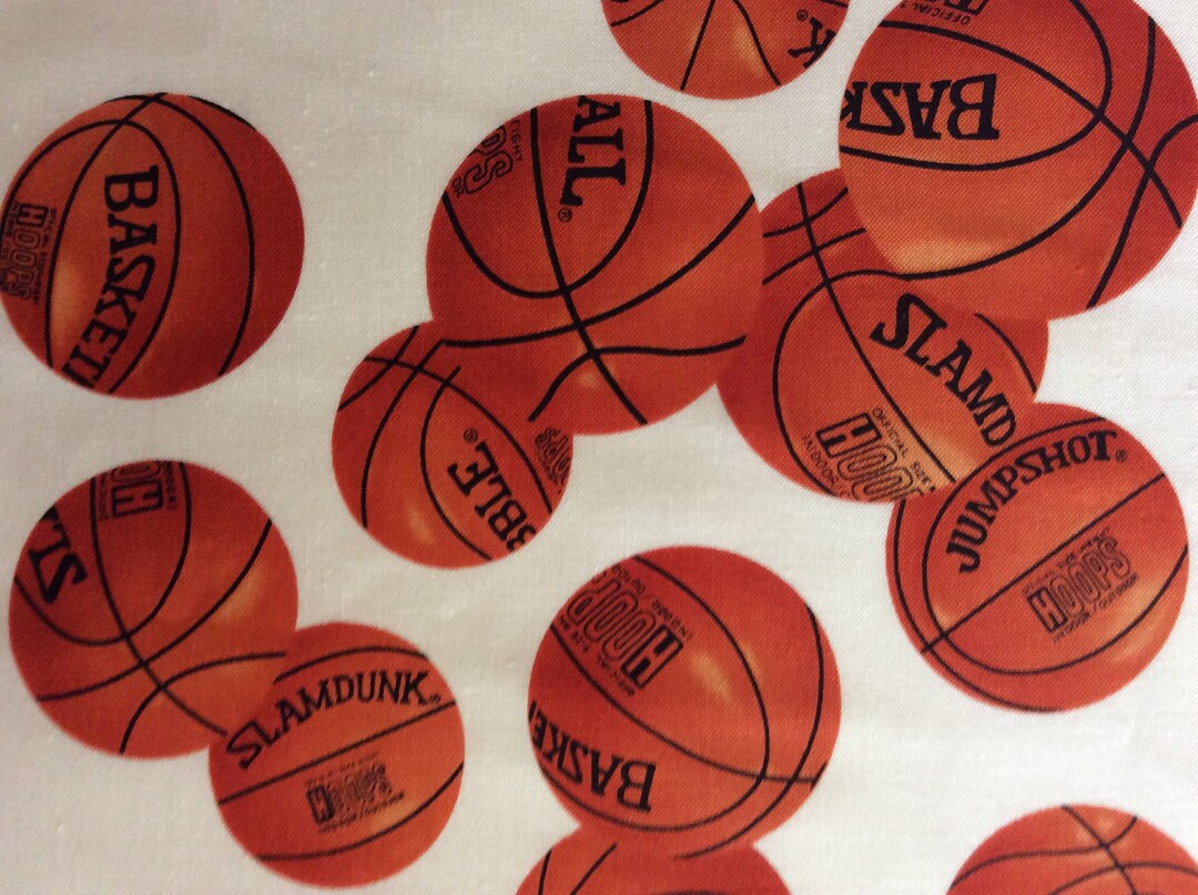 Basketball by Alexander Henry Fabrics/quilting Sewing Craft Fabric ...