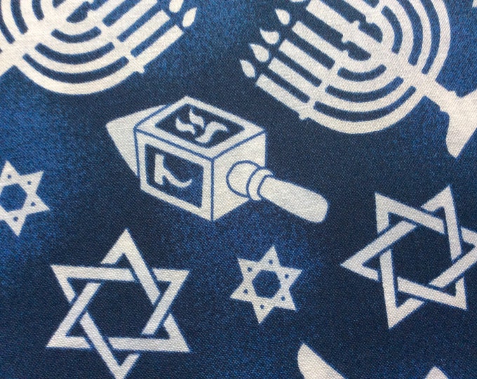 Hanukkah Icon Mix Tossed by Joann Fabrics/quilting Sewing Fabric/star ...