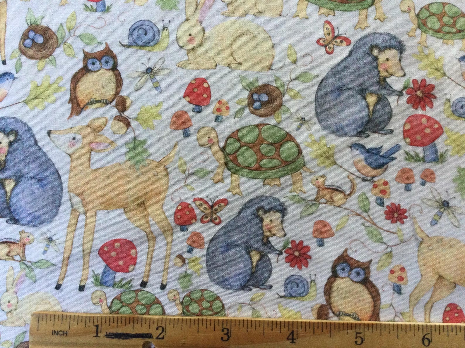 Packed Woodland Animals by Susan Winget for Springs Creative/quilting ...