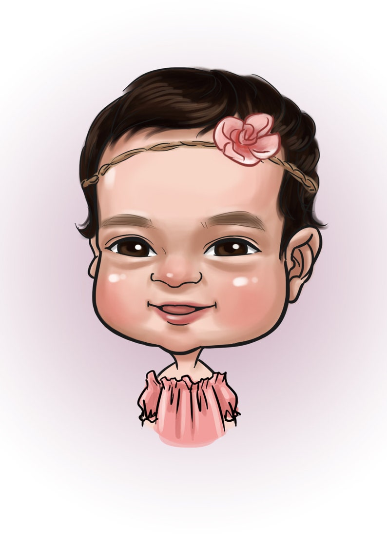 Custom Caricatures From Photos Cartoon Portrait | Etsy