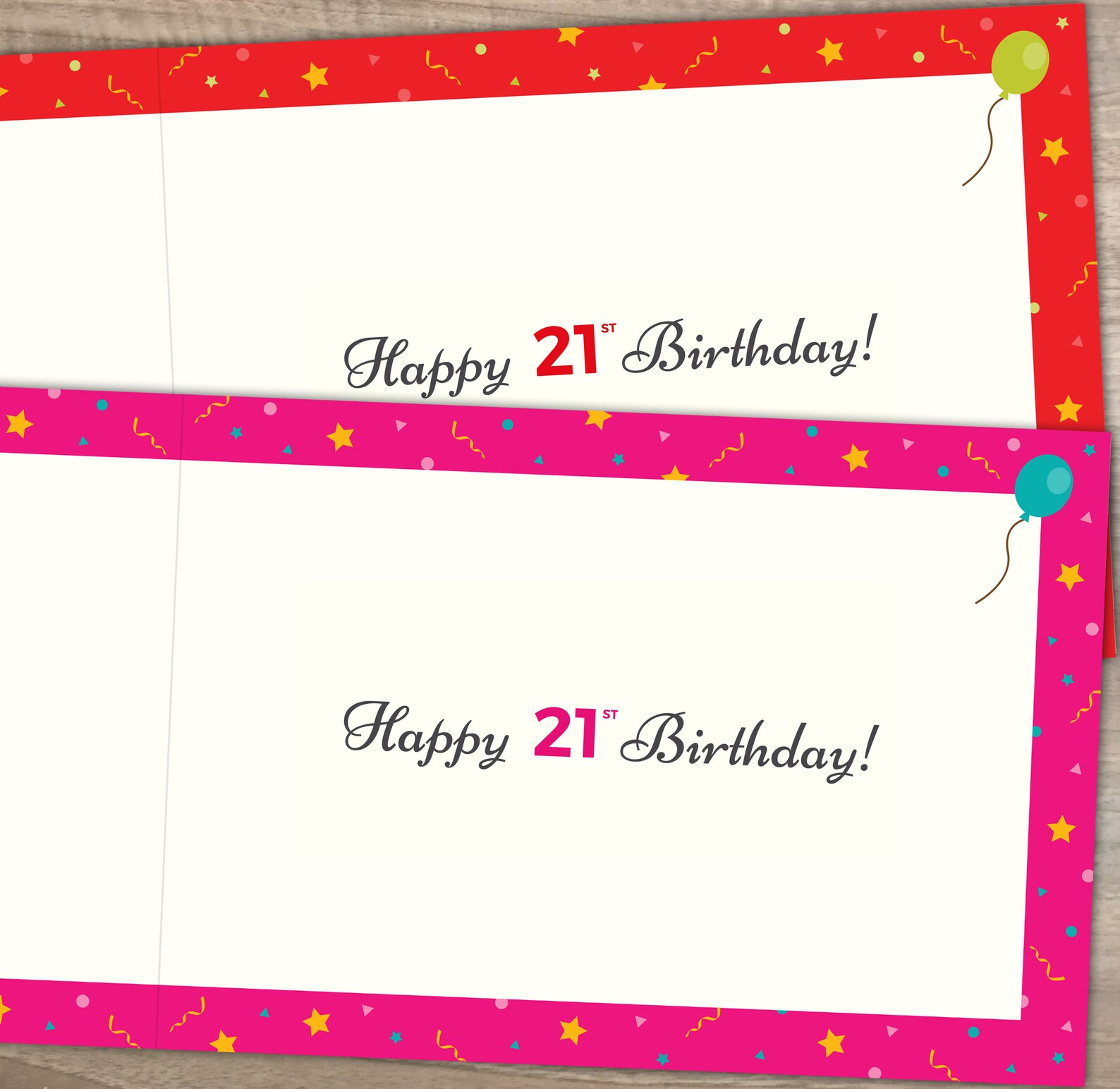 Happy 21st Birthday FEMALE / WOMENS Twenty-one Greetings Card - Etsy