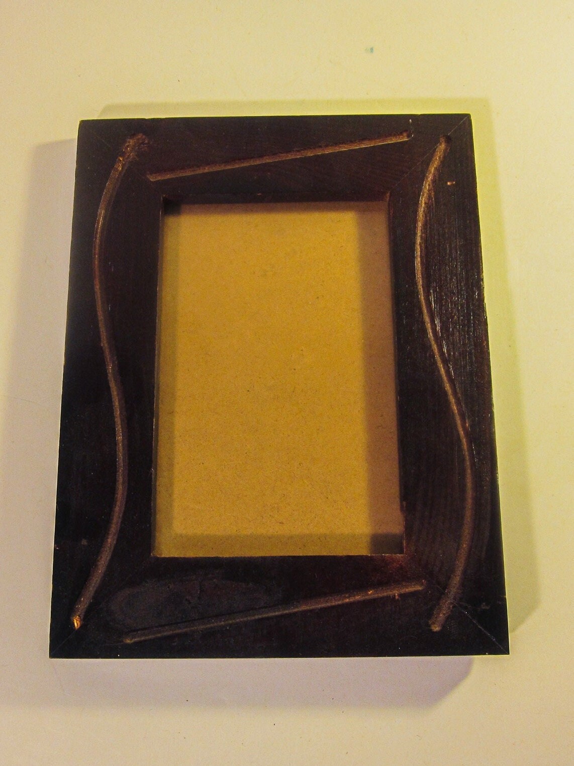 Vintage Intricate Carved Wood Picture Frame - Etsy
