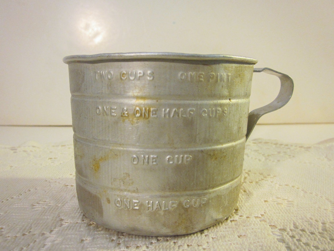 Depression-era Tin Measuring Cup - Etsy