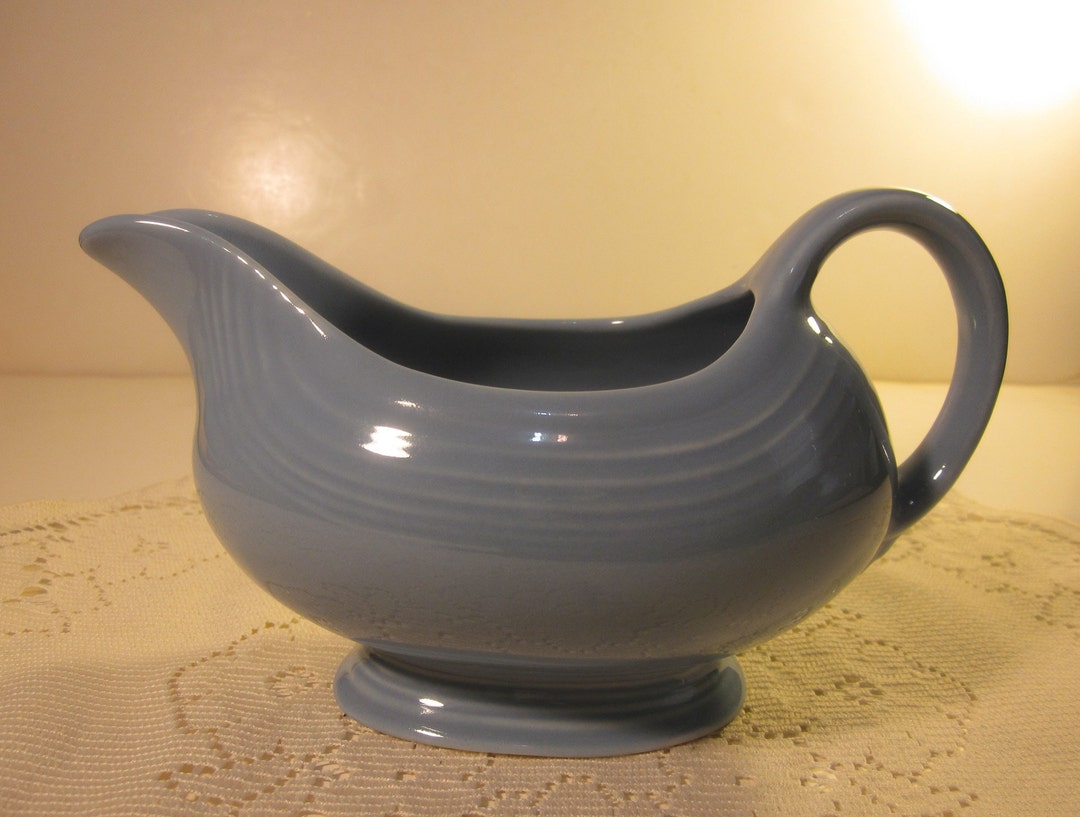 Vintage Periwinkle Blue Fiesta Ware Gravy Boat - Etsy