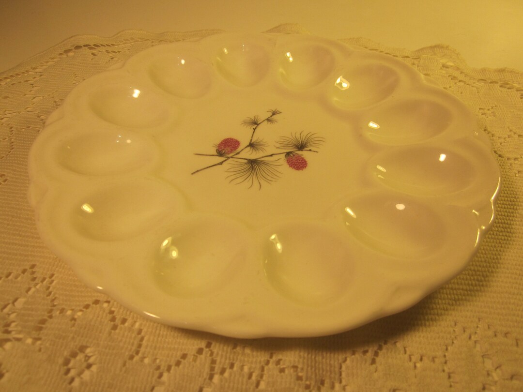 Vintage Deviled Eggs Serving Platter - Etsy