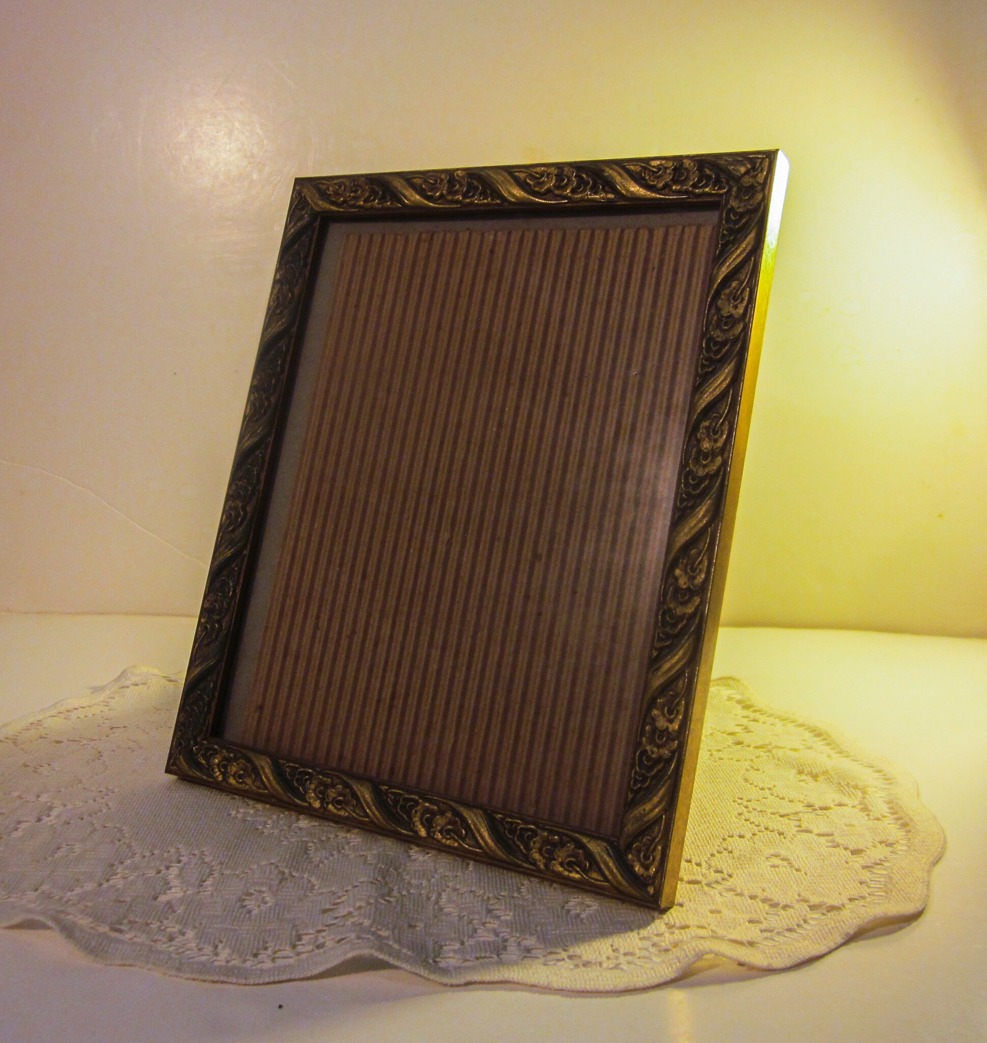 Vintage Ornate Gold Floral Border Picture Frame Set - Etsy