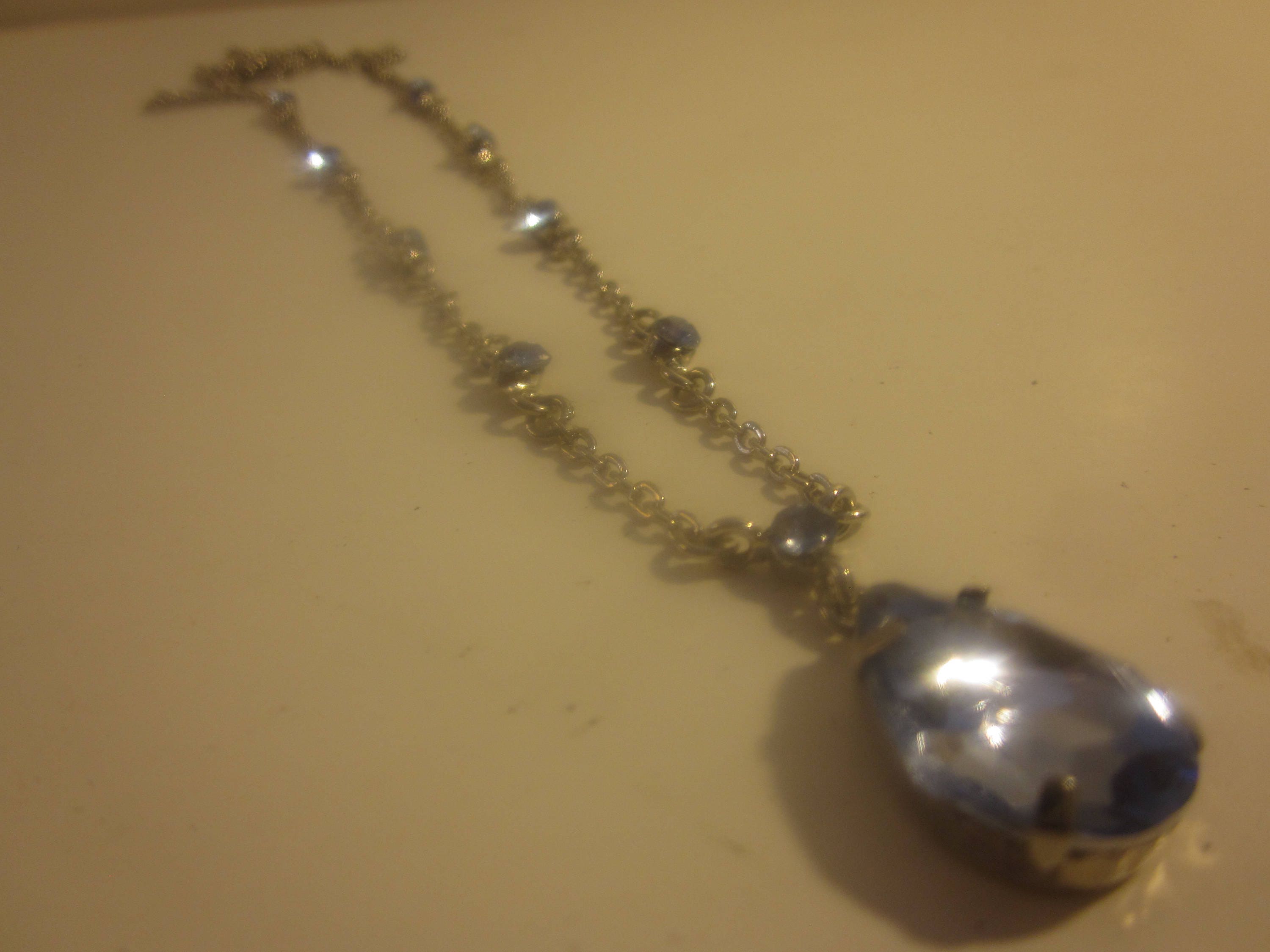 Vintage Lolite Gemstones Set in Silver Pendant and Bracelet - Etsy