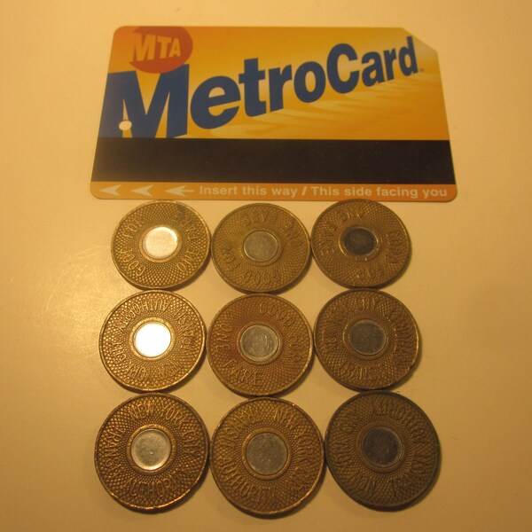 Nyc Subway Tokens - Etsy