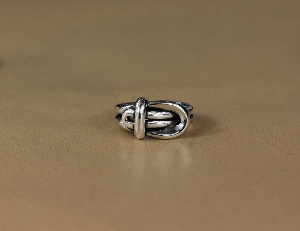 The Buckle Ring Made in Solid Sterling Silver - Etsy