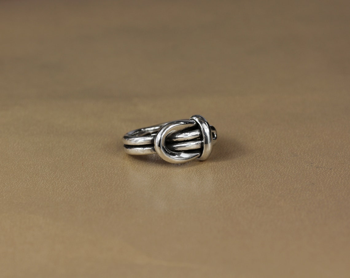 The Buckle Ring Made in Solid Sterling Silver - Etsy