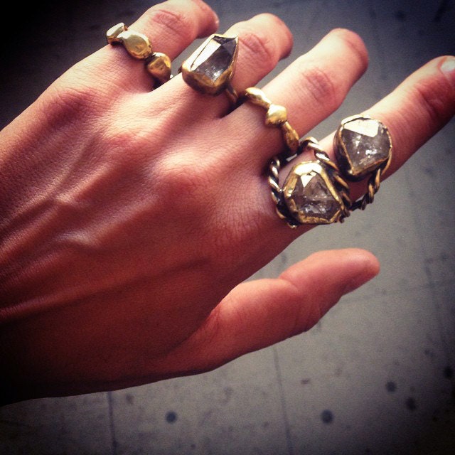 Handcarved Retro Ring Vintage Style Festival Gold Jewelry - Etsy