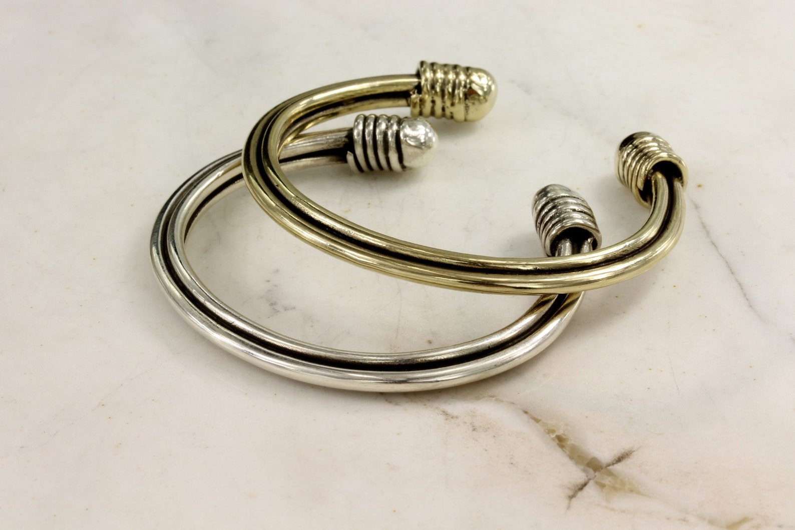 The Bond Cuff Made in Solid Bronze or Silver - Etsy