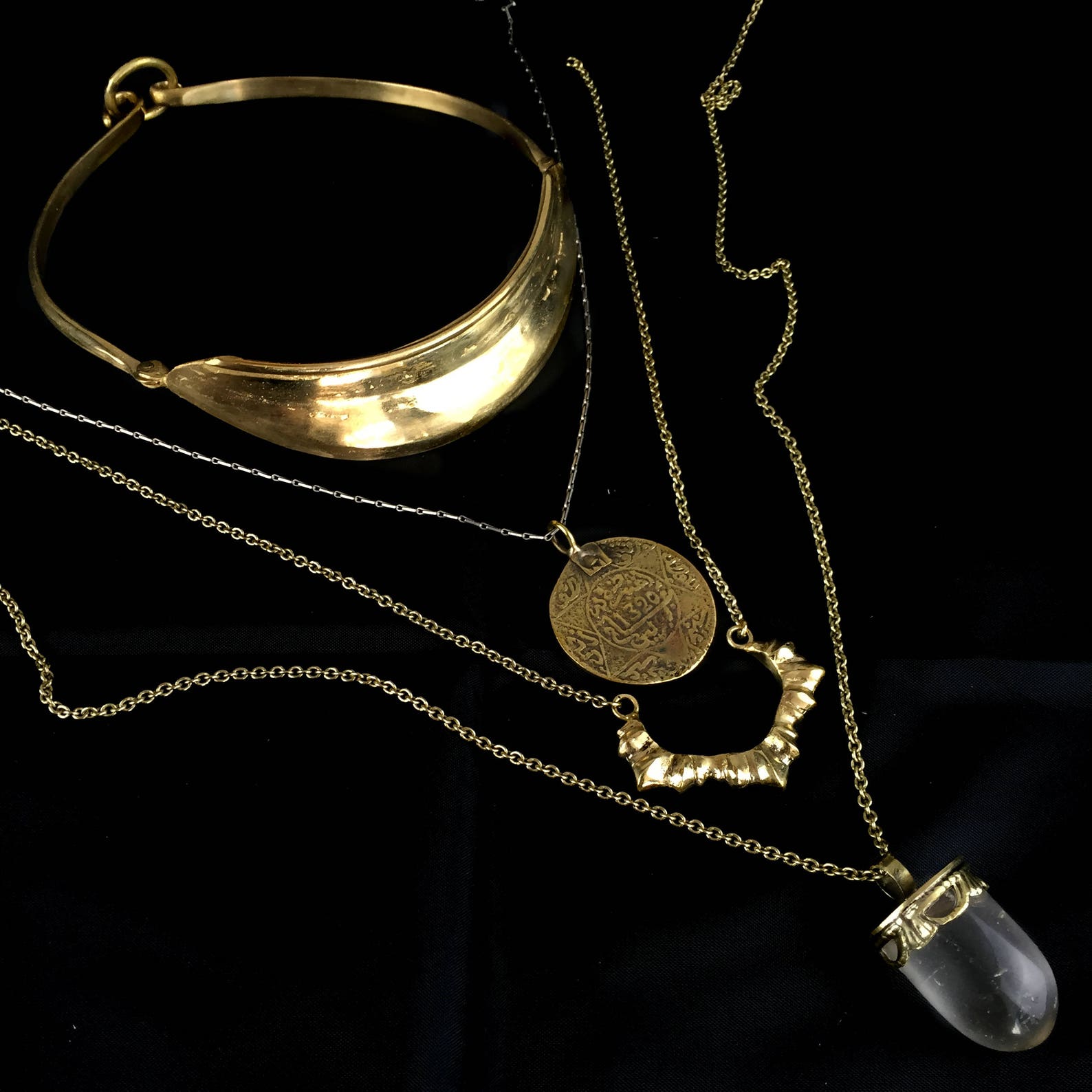 Moroccan Ethnic Coin Gold or Silver Pendant Men and Women - Etsy