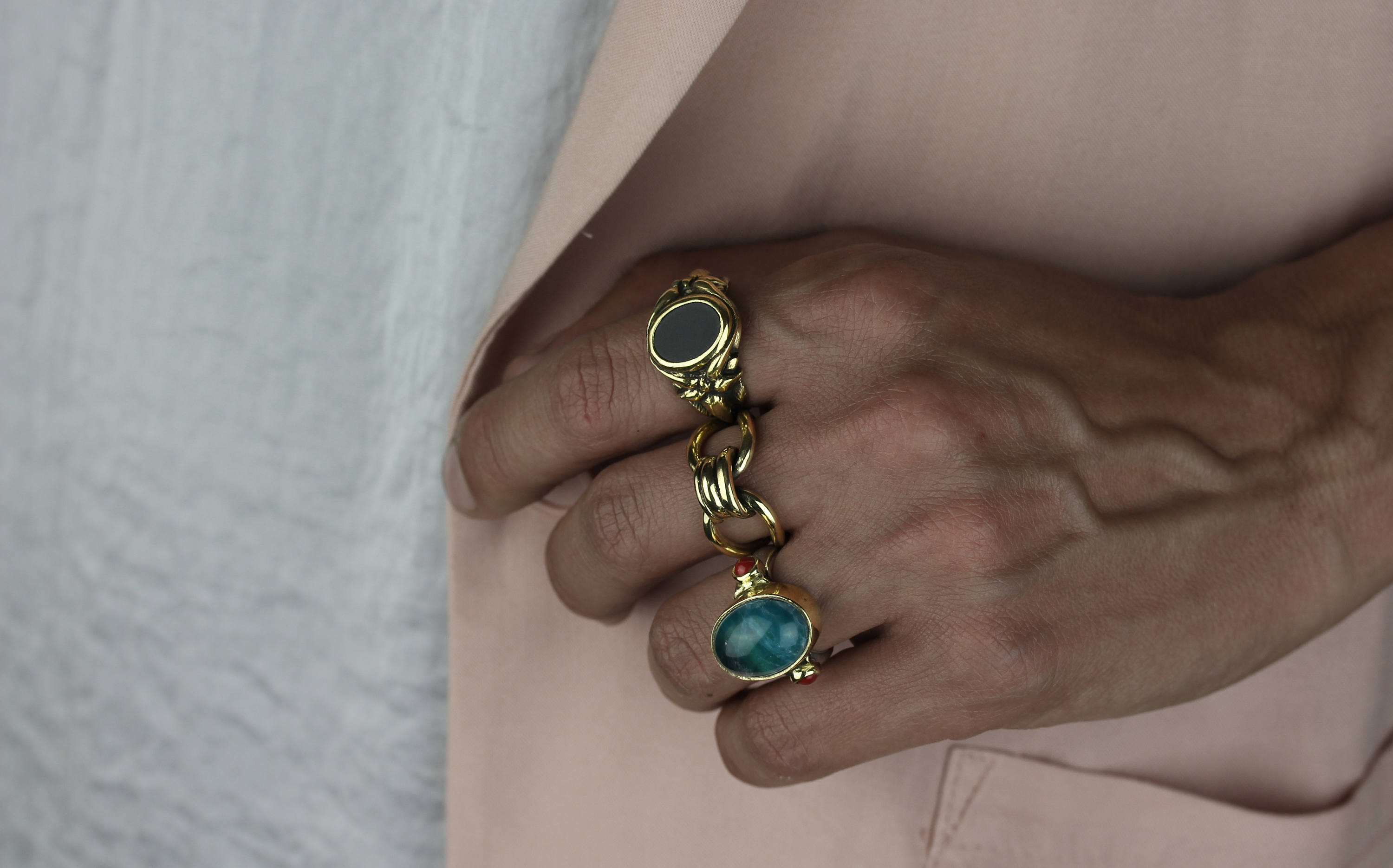 The Bond Ring Made in Solid Bronze - Etsy