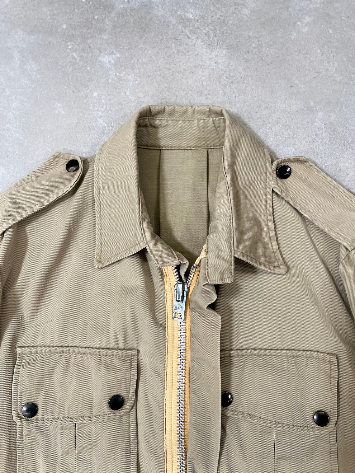 Vintage Ww2 Style 1970's Jump Jacket 4 Pocket Jacket Snaps - Etsy