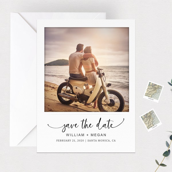 Polaroid Save the Date - Etsy