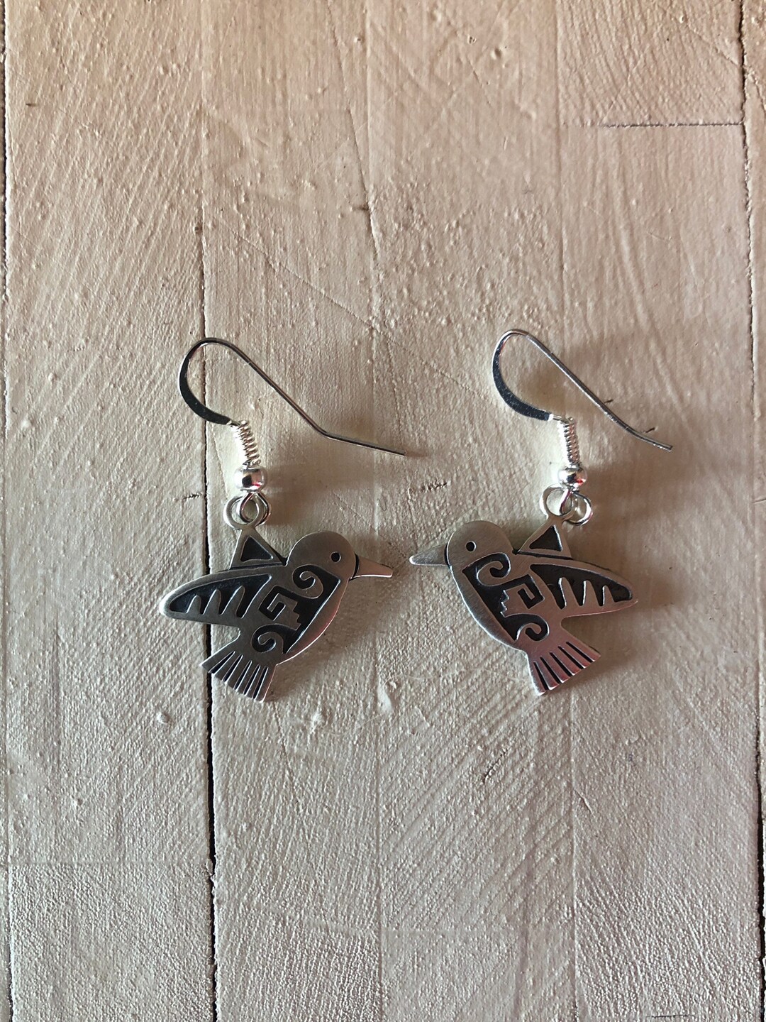 Navajo Hummingbird Earrings Gift for Her Hummingbird Lover Sterling ...