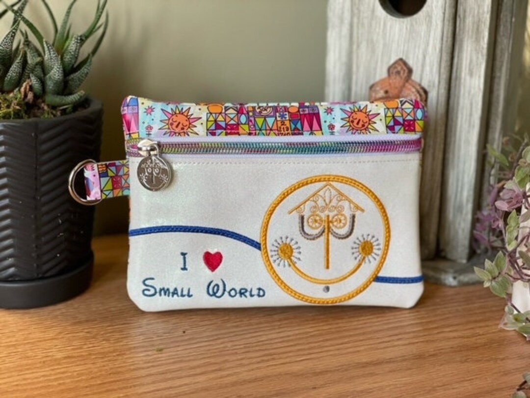 3 Sizes, World Clock, Clock Face, Small World, Zipper Bag, 5x7, 6x8 ...