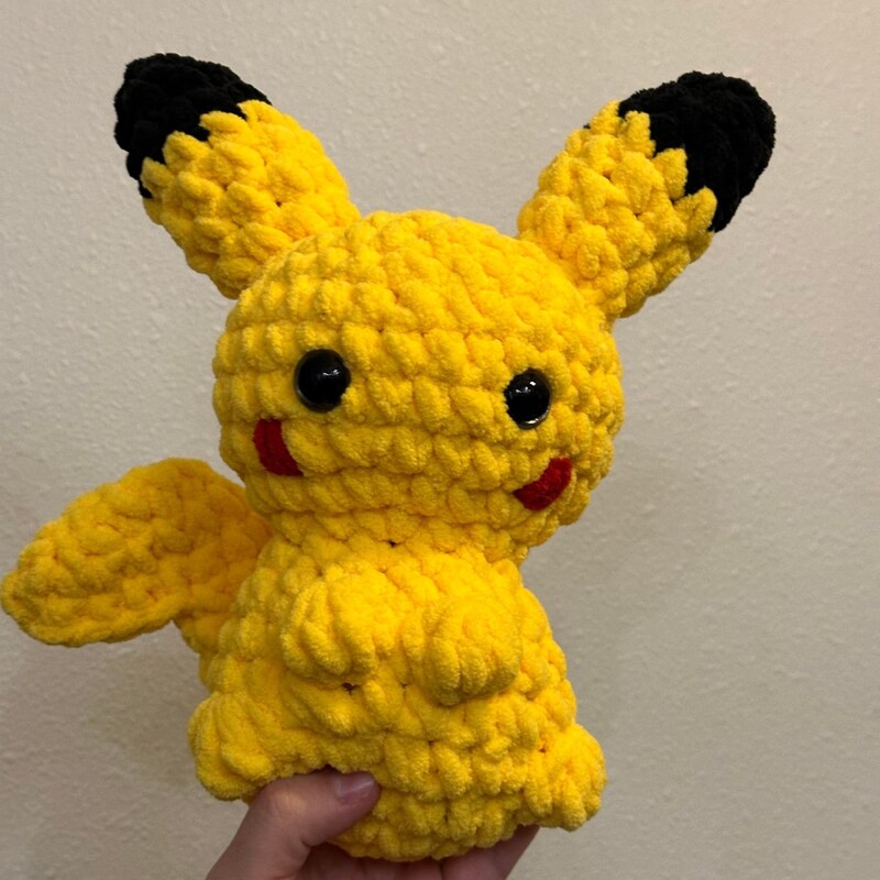Crochet Pikachu Pattern - Etsy