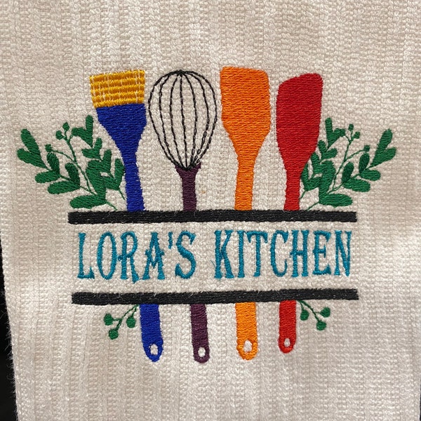 Kitchen Towels Embroidery Designs - Etsy