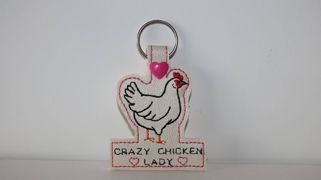 Digital Design: Crazy Chicken Lady Snap Tab - Etsy