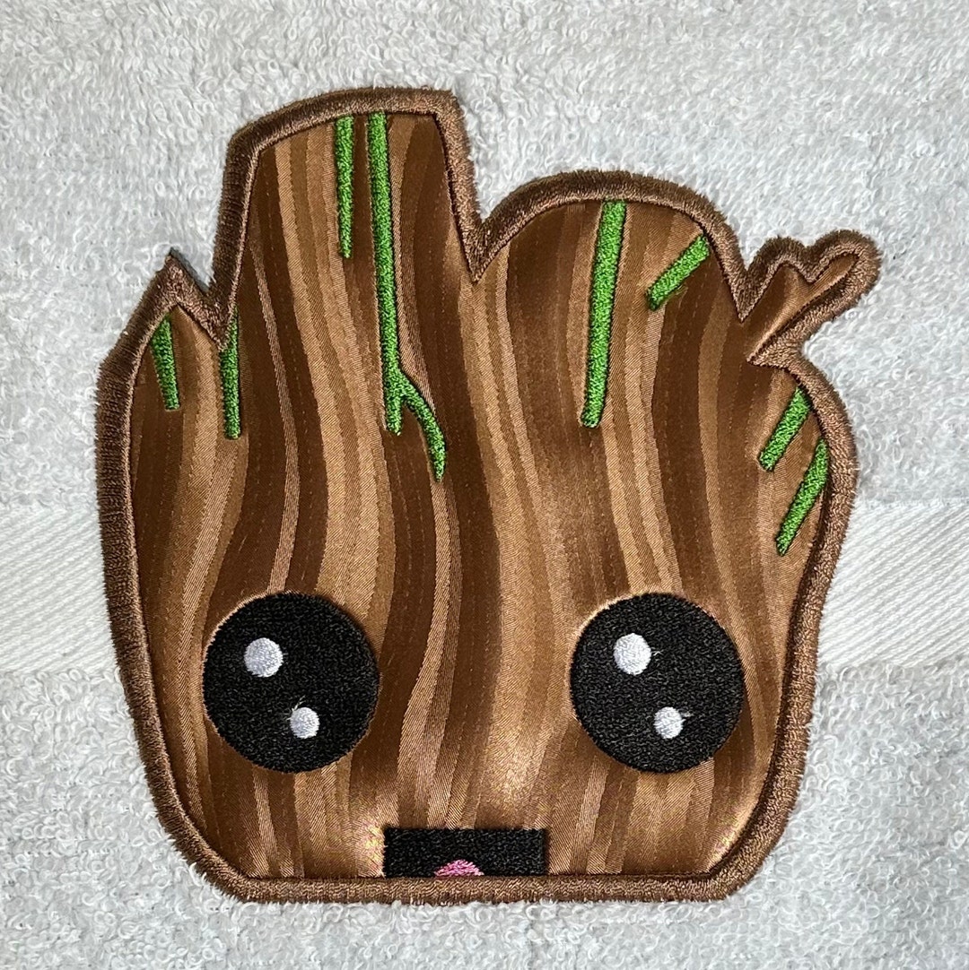 Baby Tree Man Peeker Applique Design (5x7) (digital Download) - Etsy
