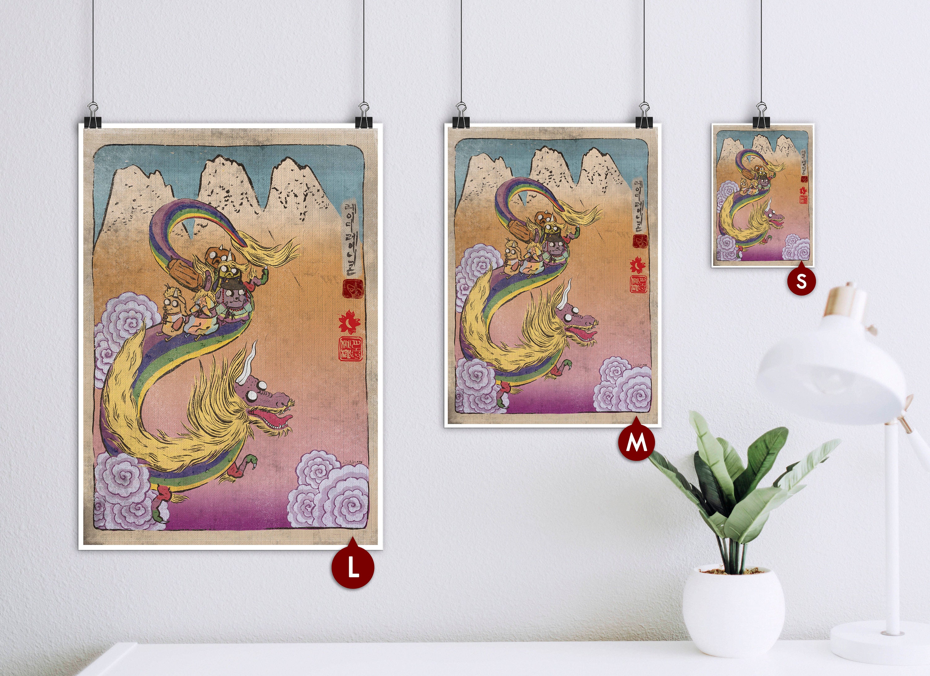 Lady Fan Art Print - Etsy