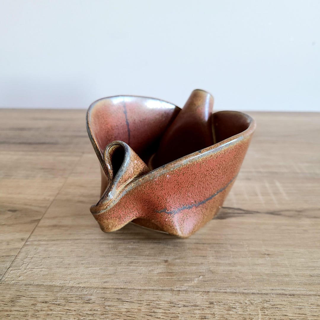 Vintage Hand Made Ceramic Small Bowl/vase/planter. One of a Kind ...