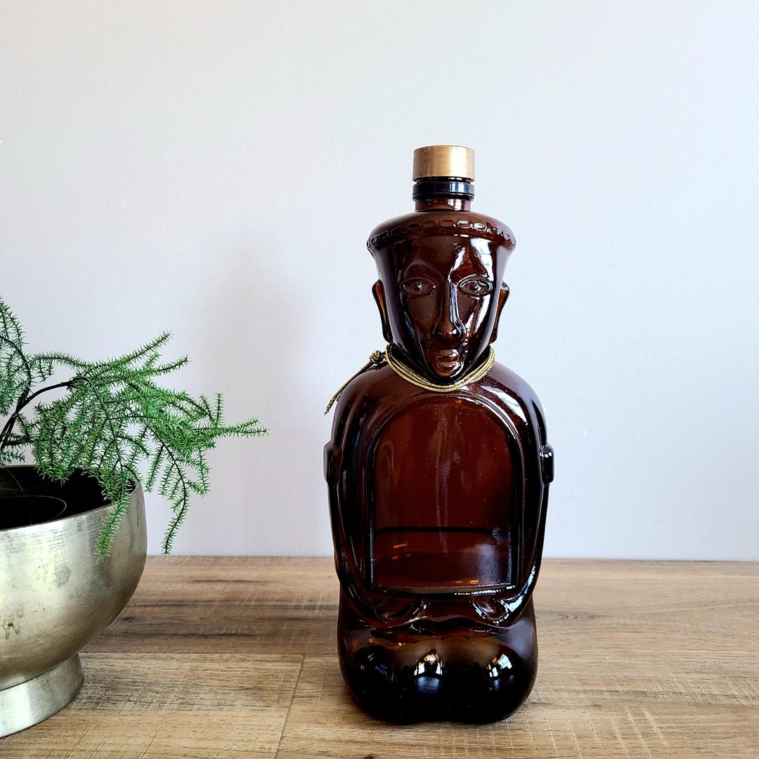 Vintage Kahlua Empty Bottle Aztec Heritage Edition. Collectible Glass ...
