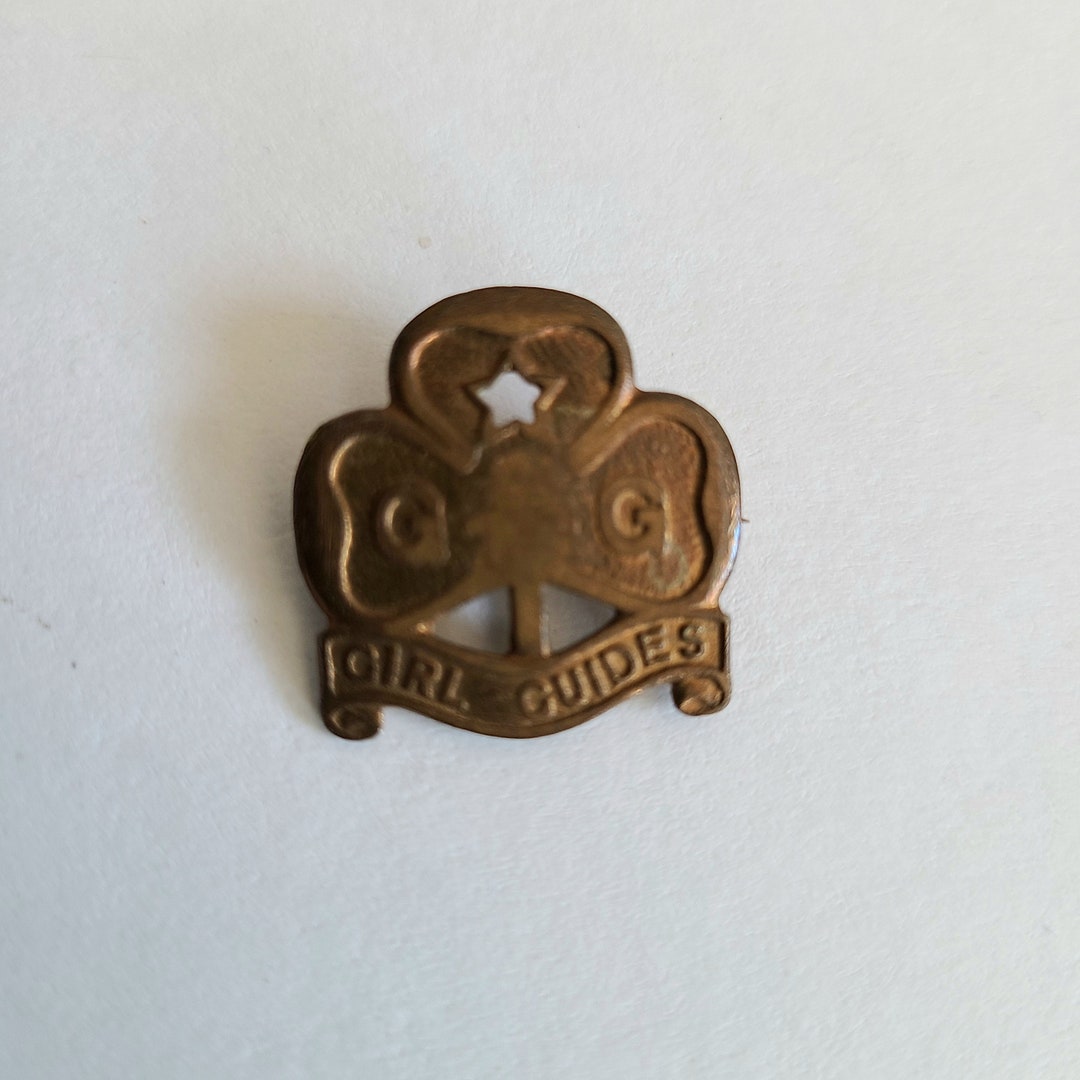 Vintage Girl Guide Pin Collin & Co REG. TRADE MARK. - Etsy