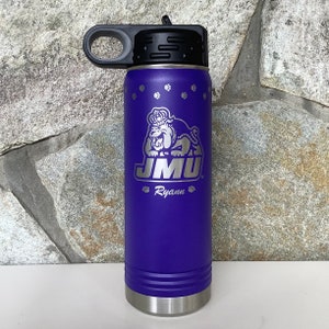 JMU "university" Water Bottle - Etsy