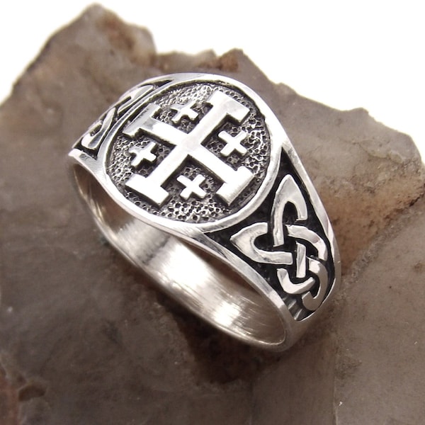 Cross Ring - Etsy