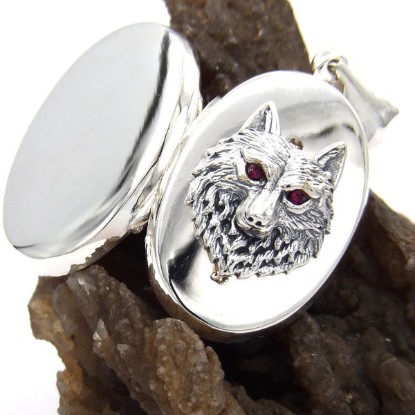 Wolf Locket - Etsy