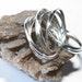 Handcrafted 925 Sterling Silver Interlocking Nine Band Rolling Ring ...