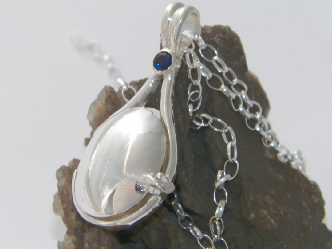 NEW 925 Sterling Silver H2O Add Water Mermaids Locket Pendant 4 Mm ...