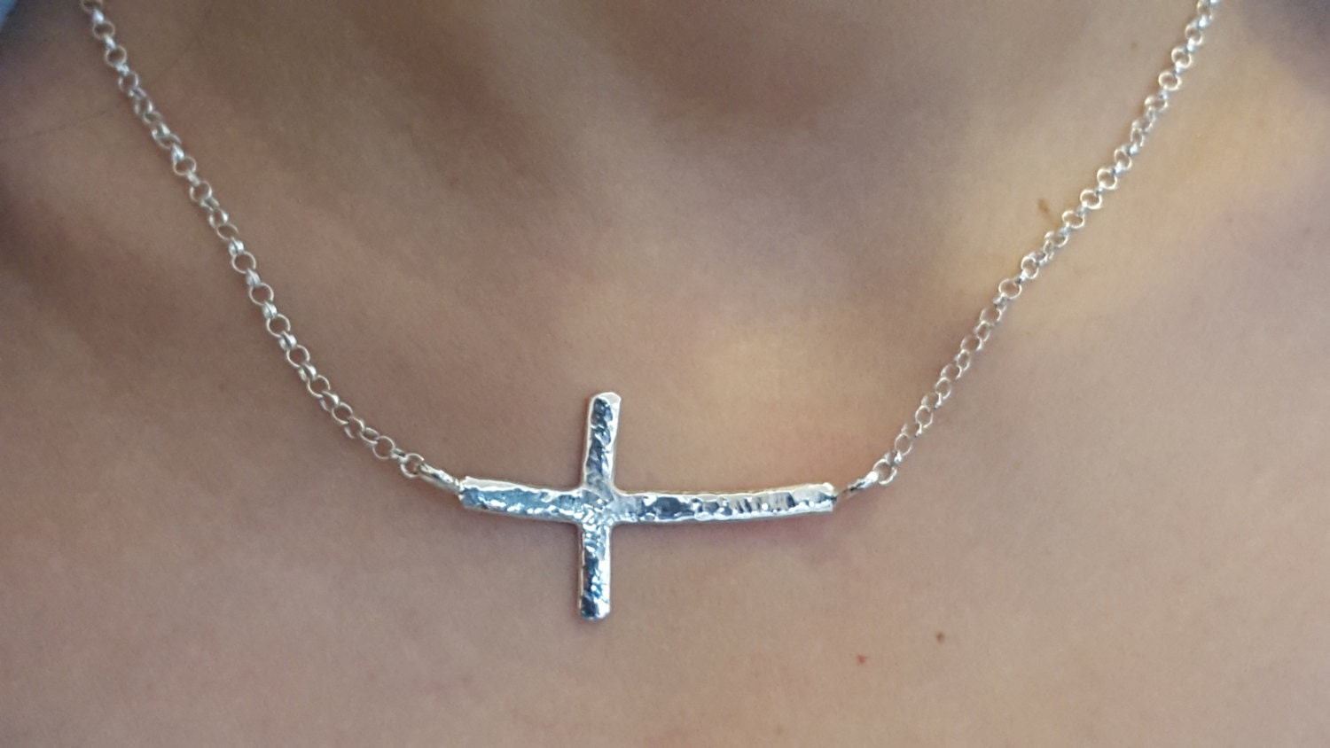 Hand Made Hammered Sterling Silver-925-cross | Etsy
